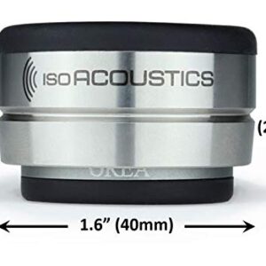 IsoAcoustics Orea Series Audio Equipment Isolators (Graphite - 4 lbs Max/pc)