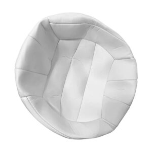 BESTSOCCERBUYS.COM All White Deflated Volleyball Balls for Autographs Official Size & Weight Without Any Imprint (Official Size)