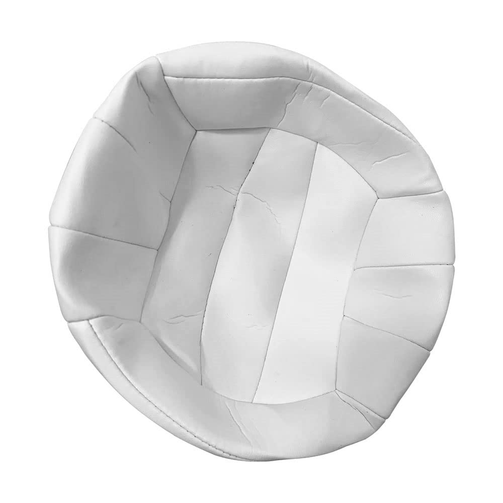 BESTSOCCERBUYS.COM All White Deflated Volleyball Balls for Autographs Official Size & Weight Without Any Imprint (Official Size)