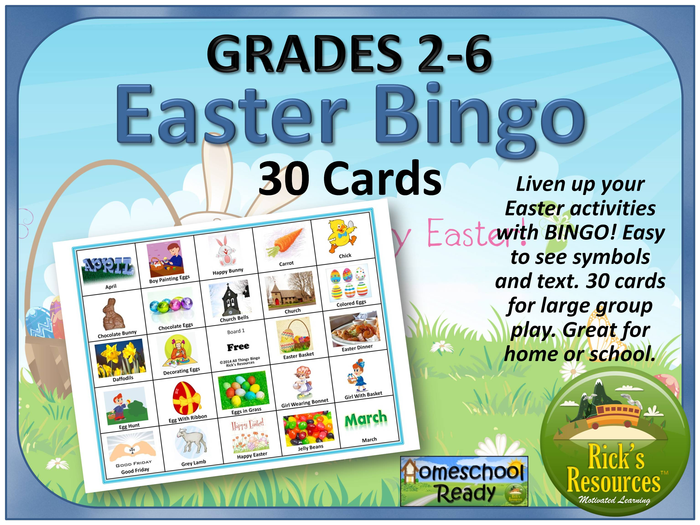 Easter Bingo Game