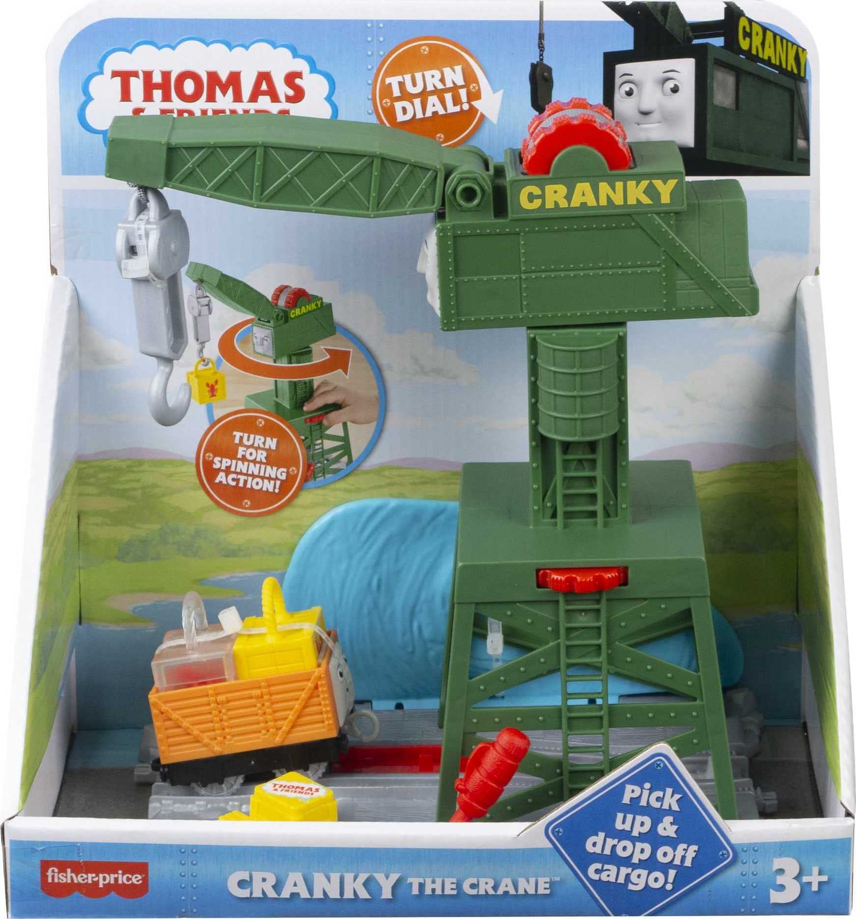 Thomas & Friends Cranky the Crane Playset for Preschool Kids Ages 3 Years and Older