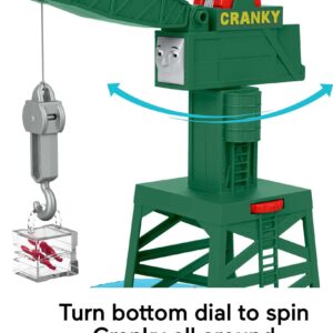 Thomas & Friends Cranky the Crane Playset for Preschool Kids Ages 3 Years and Older