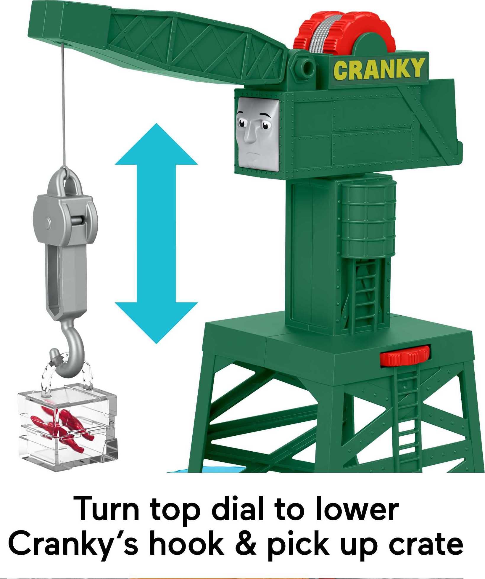 Thomas & Friends Cranky the Crane Playset for Preschool Kids Ages 3 Years and Older