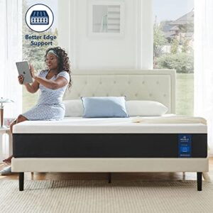 Molblly Queen Size Mattress,12 Inch Premium Cooling-Gel Memory Foam Mattress Bed in a Box, Cool Queen Bed Supportive & Pressure Relief with Breathable Soft Fabric Cover, Medium Firm