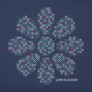 Life is good Womens Crusher, Darkest Blue, Small