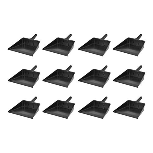 AmazonCommercial 16" Jumbo Dustpan with Heavy Duty Handle - 12-Pack