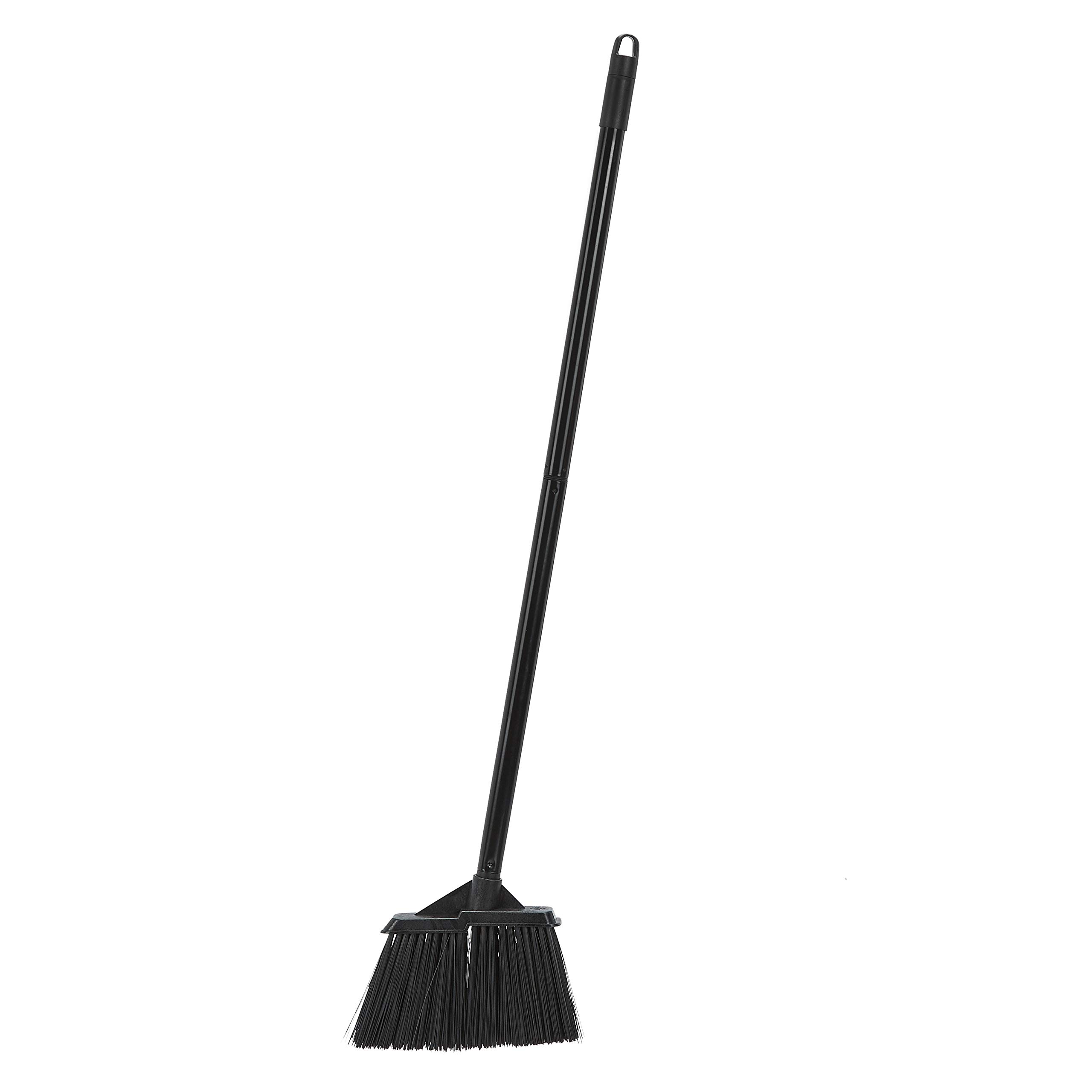 AmazonCommercial Sectional Handle Upright Lobby Dust Pan & Broom Set - 3-Pack