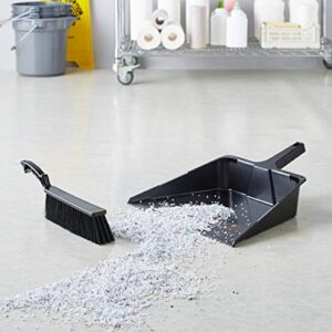 AmazonCommercial 16" Jumbo Dustpan with Heavy Duty Handle - 6-Pack