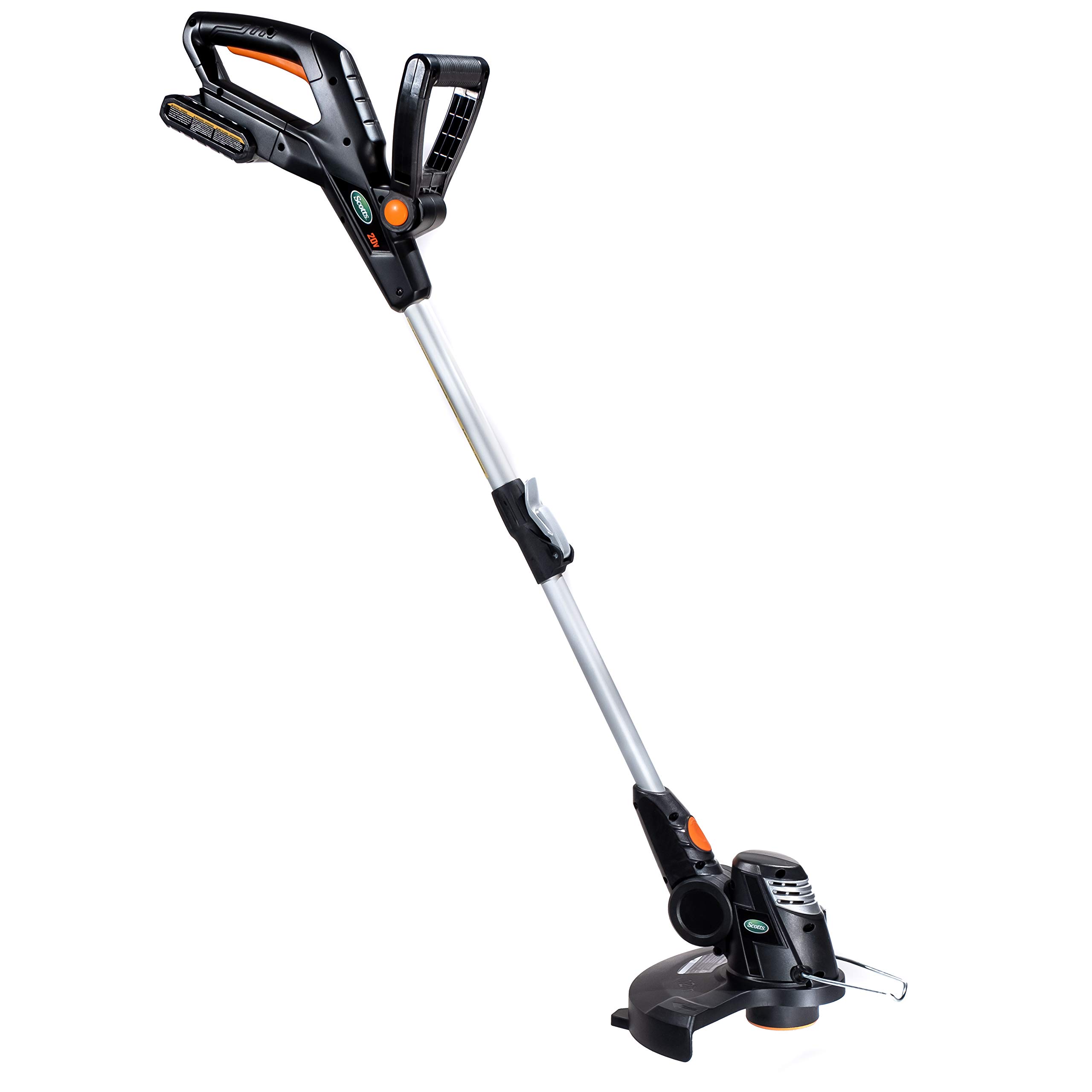 Scotts LST02012S 20-Volt 12-Inch Cordless String Trimmer, 2.0Ah Battery and Fast Charger Included