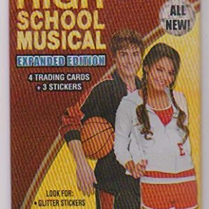 Topps High School Musical Expanded Edition Trading Card Pack (4 Cards/+3 Stickers) 2008