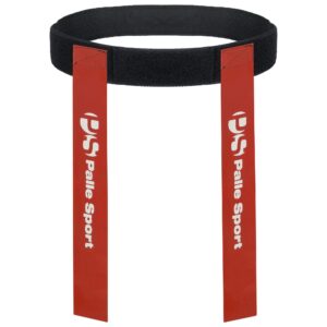 palle sport tag belt junior tackle training set of 10-10 pack/red