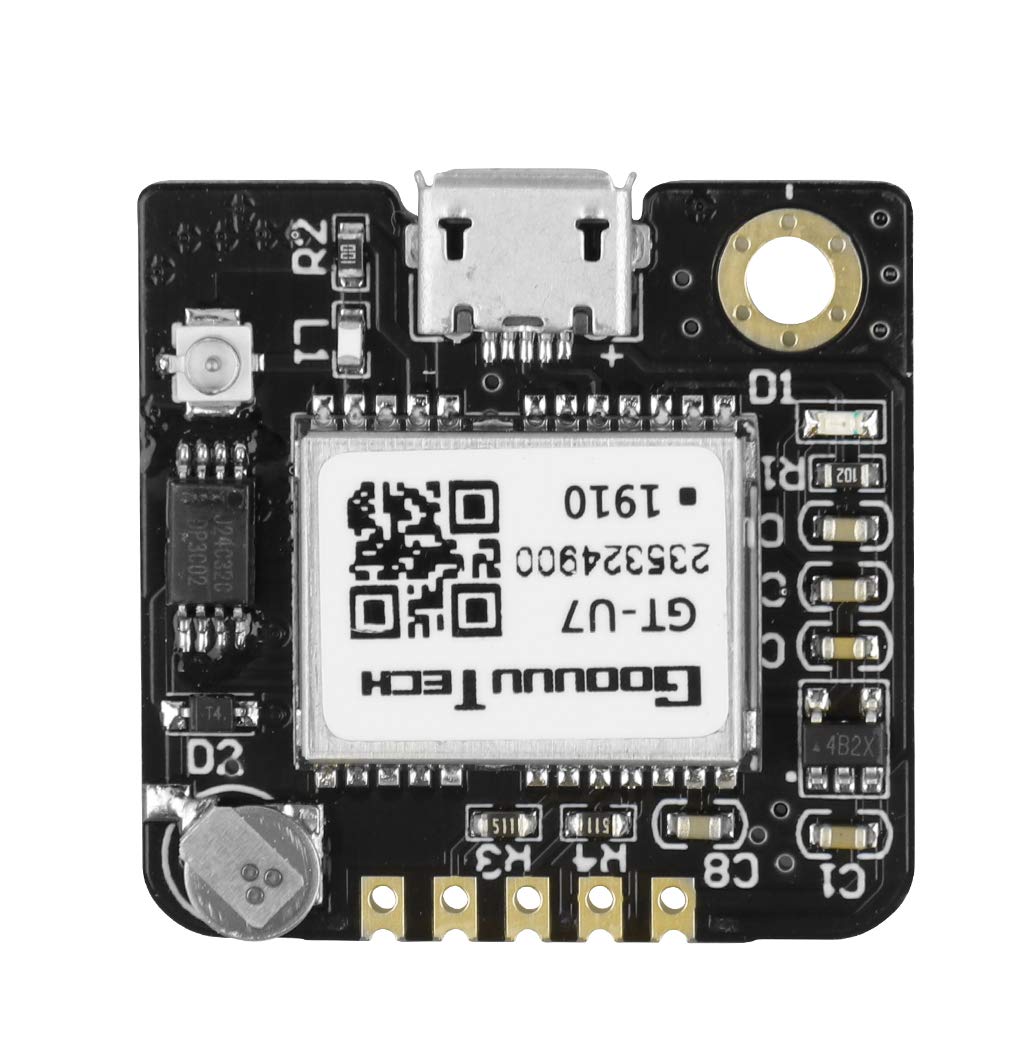 GPS Module Receiver,Navigation Satellite Positioning NEO-6M (Arduino GPS, Drone Microcontroller, GPS Receiver) Compatible with 51 Microcontroller STM32 Arduino UNO R3 with Antenna High Sensitivity