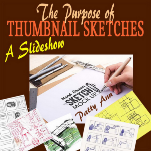 graphic arts instruction: creating thumbnail sketches *format, purpose & use *how-to-design activities *visual arts & design templates