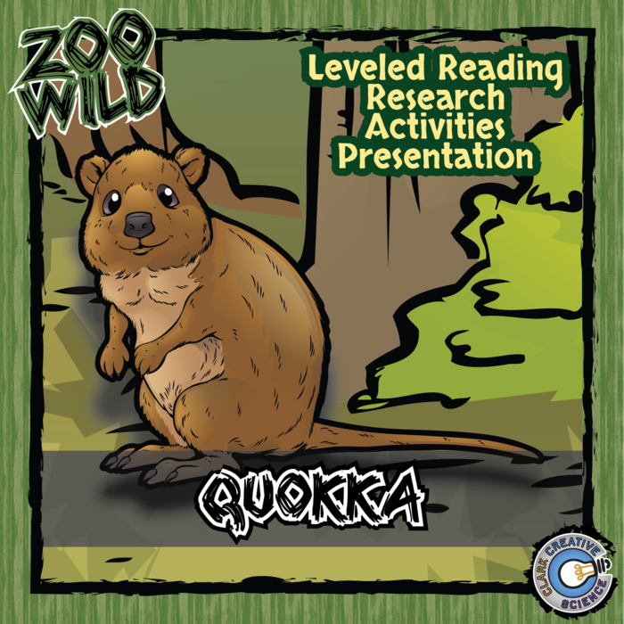 Quokka - 15 Zoo Wild Resources - Leveled Reading, Slides & Activities