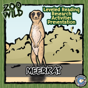 meerkat - 15 zoo wild resources - leveled reading, slides & activities