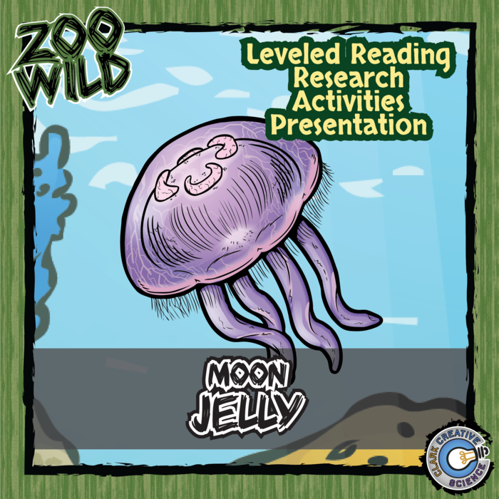 Moon Jelly - 15 Zoo Wild Resources - Leveled Reading, Slides & Activities