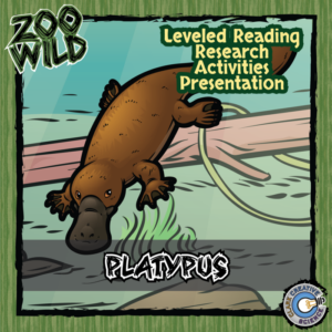 platypus - 15 zoo wild resources - leveled reading, slides & activities