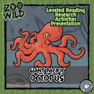 octopus - 15 zoo wild resources - leveled reading, slides & activities