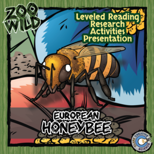 honey bee - 15 zoo wild resources - leveled reading, slides & activities