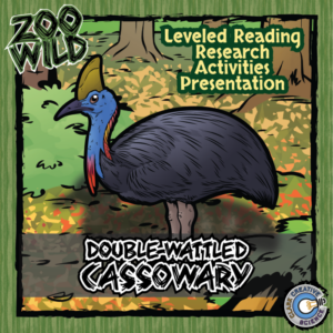 cassowary - 15 zoo wild resources - leveled reading, slides & activities