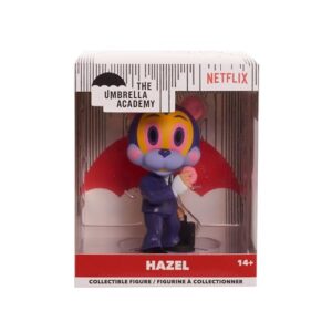 The Umbrella Academy 3” Stylized Collectible Figure, Hazel, Kids Toys for Ages 14 Up by Just Play