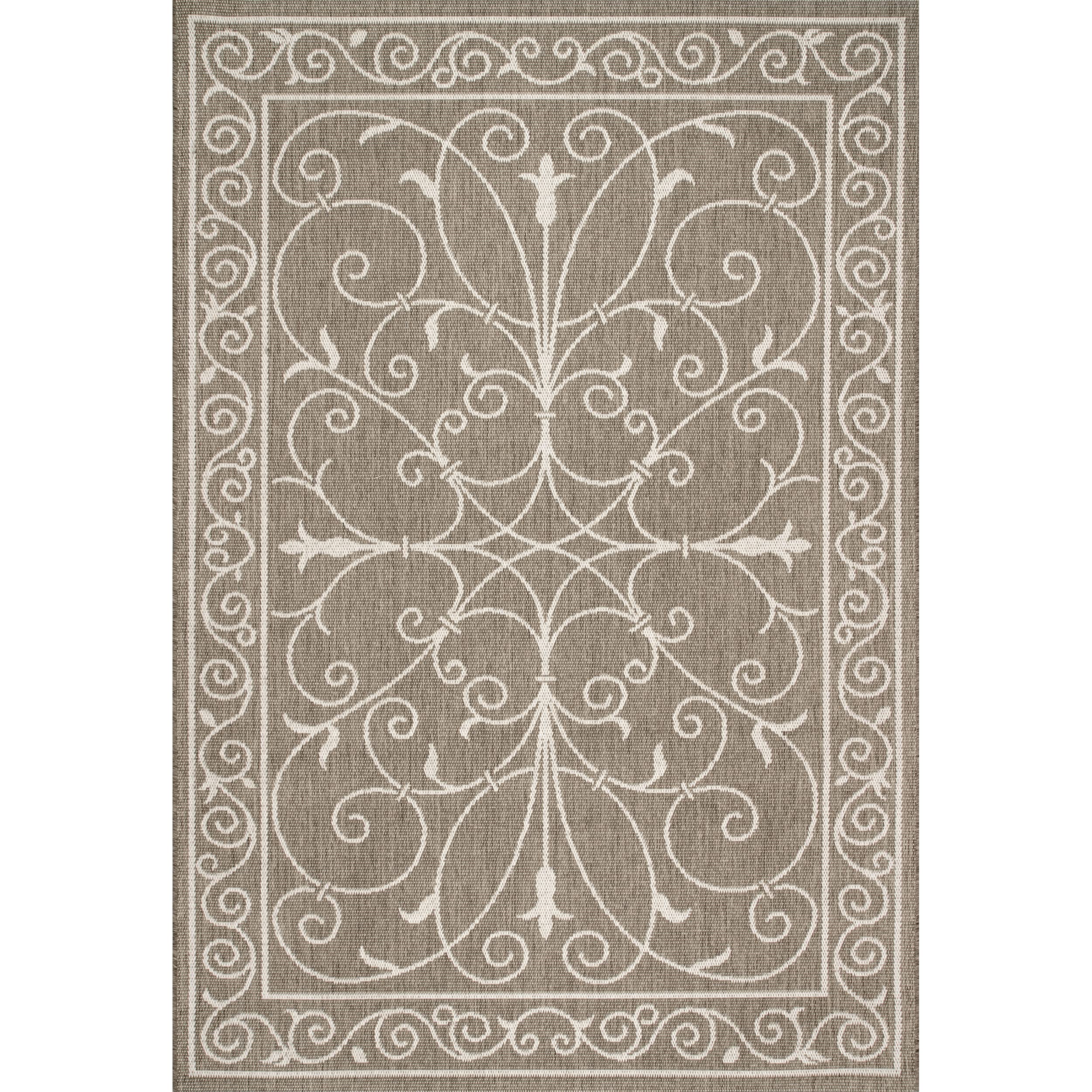 nuLOOM Kathleen Traditional Indoor/Outdoor Area Rug, 4x6, Beige