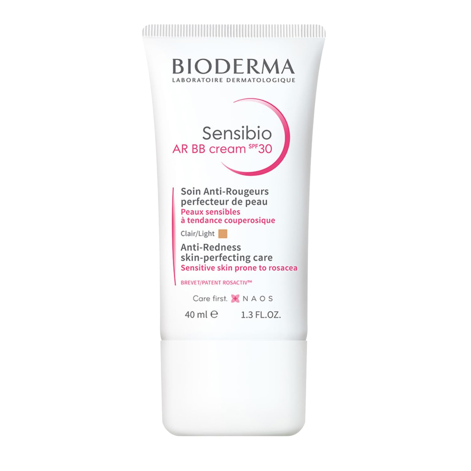 Bioderma - Sensibio - AR CC Cream - Anti Redness Face Cream - Skin Soothing and Moisturizing - Redness Reducing Moisturizer for Sensitive Skin