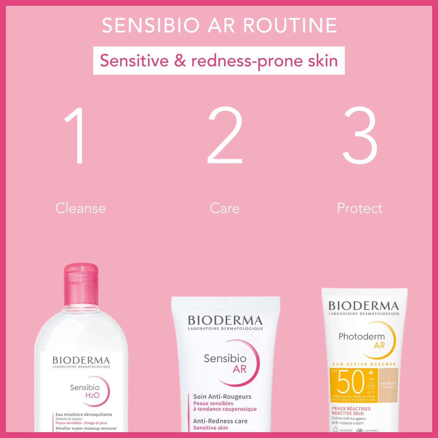 Bioderma - Sensibio - AR CC Cream - Anti Redness Face Cream - Skin Soothing and Moisturizing - Redness Reducing Moisturizer for Sensitive Skin