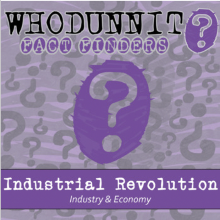 Whodunnit? - Industrial Revolution - Industry & Economy - Knowledge Activity