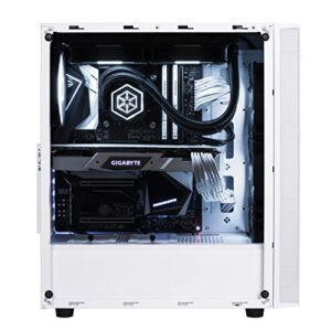 SilverStone Technology FARA R1, White, Solid Side Panel, Mid-Tower ATX Case with Micro-ATX and Mini-ITX Support, SST-FAR1W