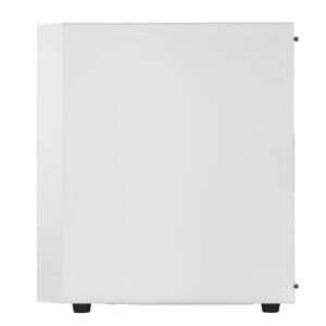 SilverStone Technology FARA R1, White, Solid Side Panel, Mid-Tower ATX Case with Micro-ATX and Mini-ITX Support, SST-FAR1W