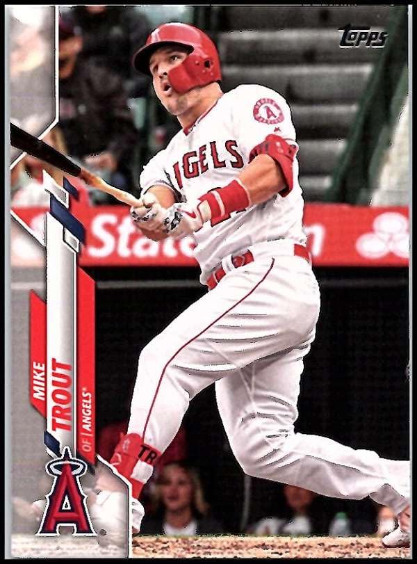 2020 Topps #1 Mike Trout Los Angeles Angels NM-MT MLB Baseball