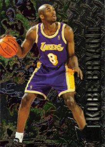 1996-97 fleer metal basketball #181 kobe bryant rookie card lakers