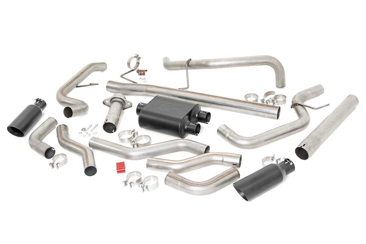 Rough Country Dual Cat-Back Exhaust for 2009-2014 F-150 2WD/4WD | V8-96010