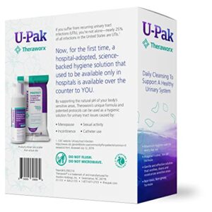 Theraworx Protect U-Pak 60-Ct Wipes & Hygiene Foam 3.4 oz for Urinary Health (Pack of 1)