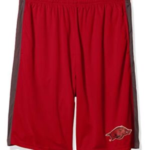 Profile Varsity Men's Big & Tall Athletic Shorts, Card Red/Charcoal, 2X