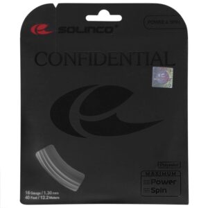 solinco confidential (16-1.30mm) string set