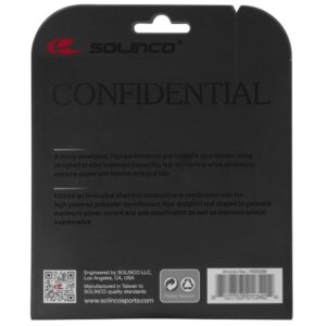 Solinco Confidential (16-1.30mm) String Set