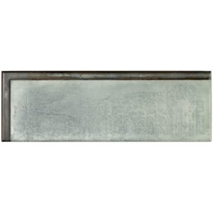 piston industrial green matte ceramic subway wall tile sample