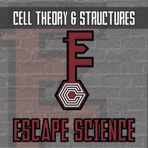 escape science - cell theory and structures - escape the room style activity