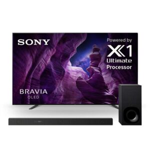 sony a8h 55-inch tv: bravia oled 4k ultra hd smart tv with hdr and alexa compatibility - 2020 model