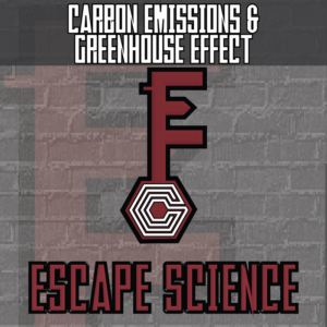 escape science - carbon emissions and greenhouse effect - escape the room style activity