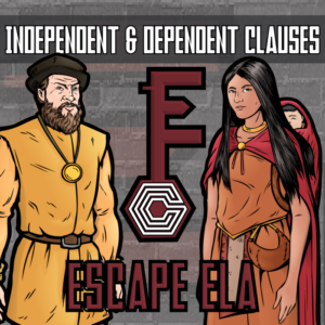 escape ela - independent & dependent clauses (explorer theme) - escape the room