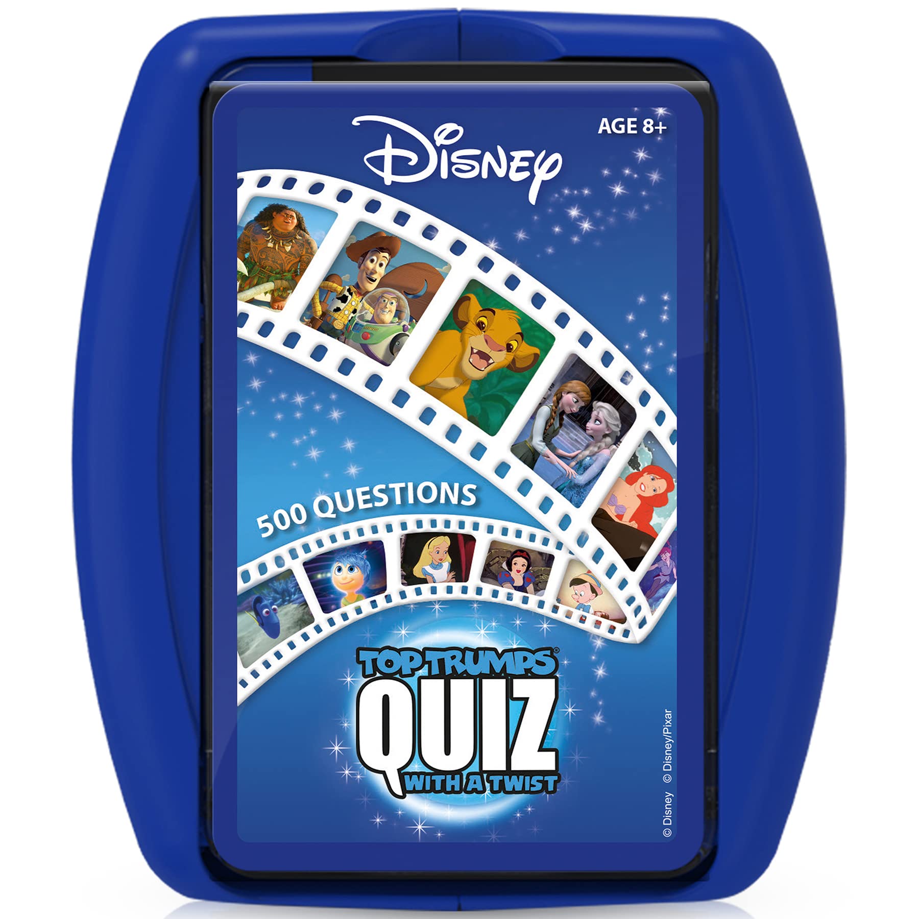 Top Trumps Disney Classic Quiz Game, 500 questions to test your knowledge and memory on Frozen, Bambi, Encanto and Ralph breaks the Internet, educational gift for ages 6 plus