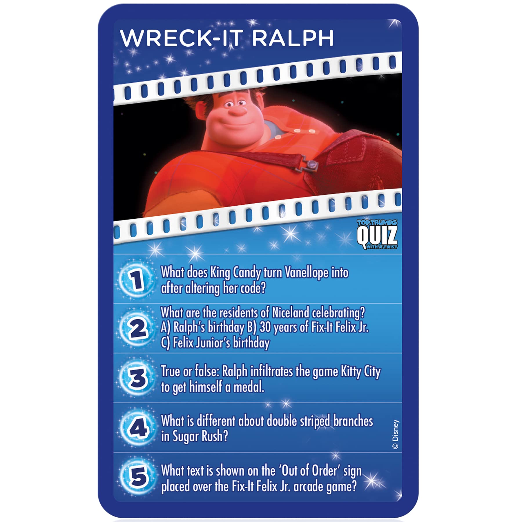 Top Trumps Disney Classic Quiz Game, 500 questions to test your knowledge and memory on Frozen, Bambi, Encanto and Ralph breaks the Internet, educational gift for ages 6 plus