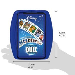 Top Trumps Disney Classic Quiz Game, 500 questions to test your knowledge and memory on Frozen, Bambi, Encanto and Ralph breaks the Internet, educational gift for ages 6 plus