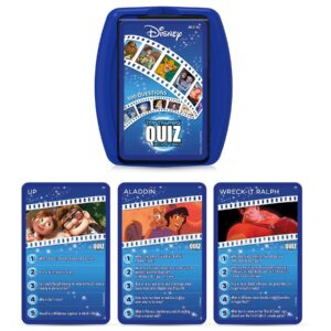 Top Trumps Disney Classic Quiz Game, 500 questions to test your knowledge and memory on Frozen, Bambi, Encanto and Ralph breaks the Internet, educational gift for ages 6 plus