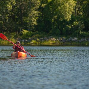 Carlisle Magic Mystic Kayak Paddle with Polypropylene Blades and Aluminum Shaft, 220cm - Ahi