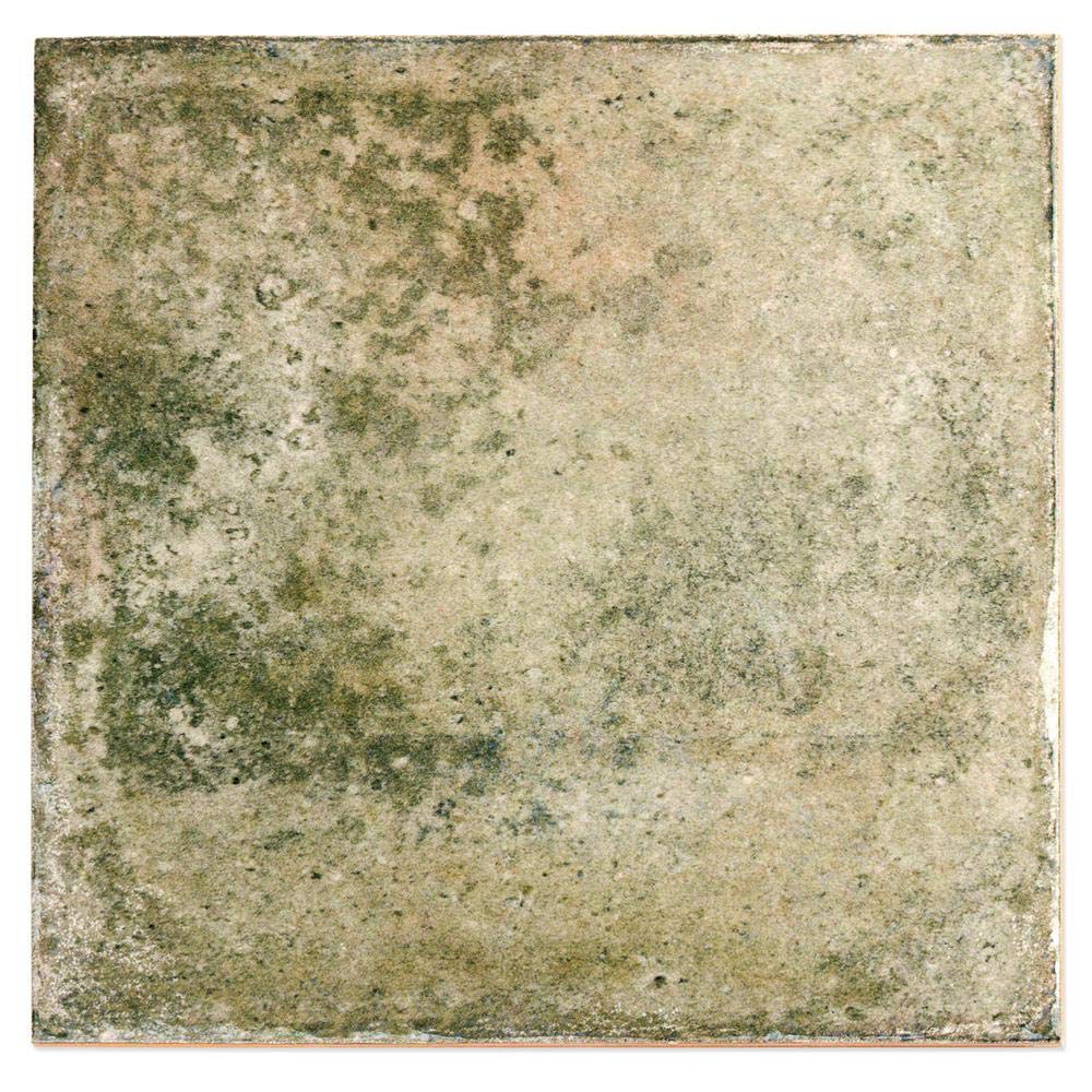 Angela Harris Green Polished Ceramic Wall Tile Sample