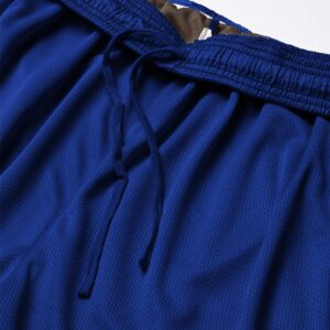 Profile Varsity Men's Big & Tall Athletic Shorts, Royal/Charcoal, 2X